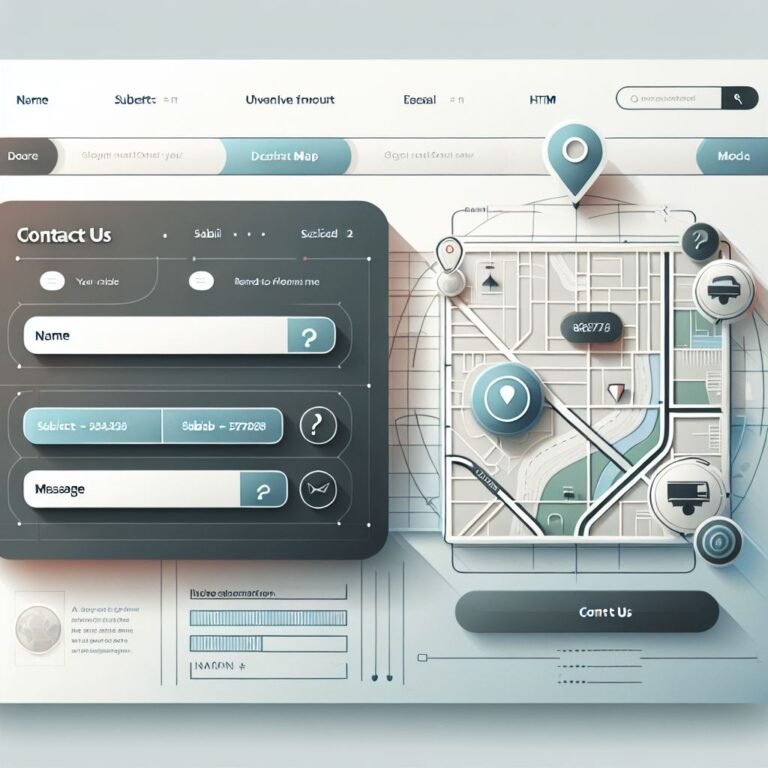 Contact Us Form with Map: Enhance User Engagement Using HTML, CSS, and JavaScript - AppsCWEB